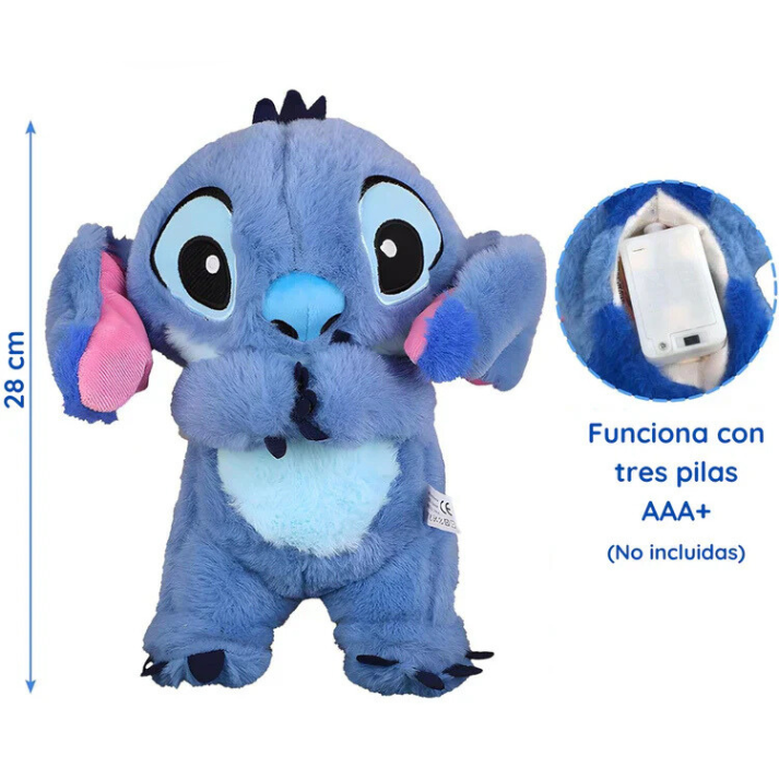Stitch que respira anti estrés con movimiento de orejas – Astronix Store